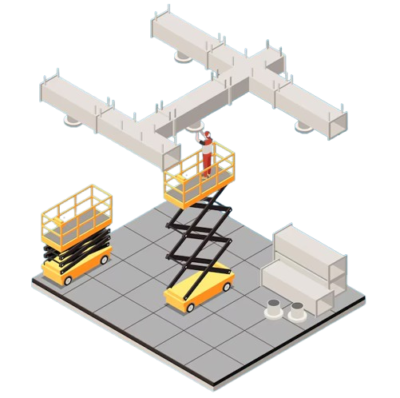 Difference Between an Aerial lift and Scissor lift